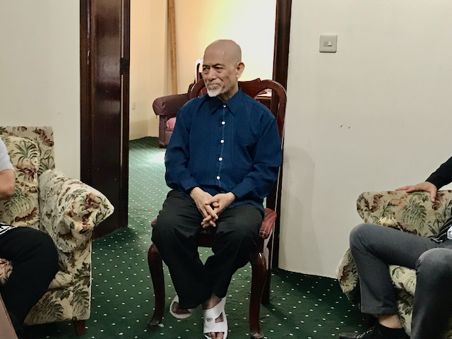 MNLF Chairman Nur Misuari in Jeddah after Umrah 14 June 2019